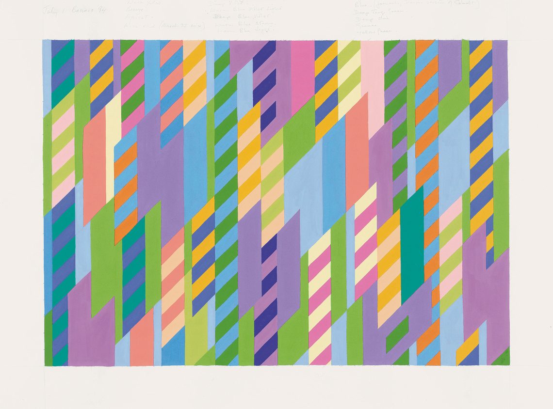 Hammer Museum Presents ‘Bridget Riley Drawings: From the Artist’s ...